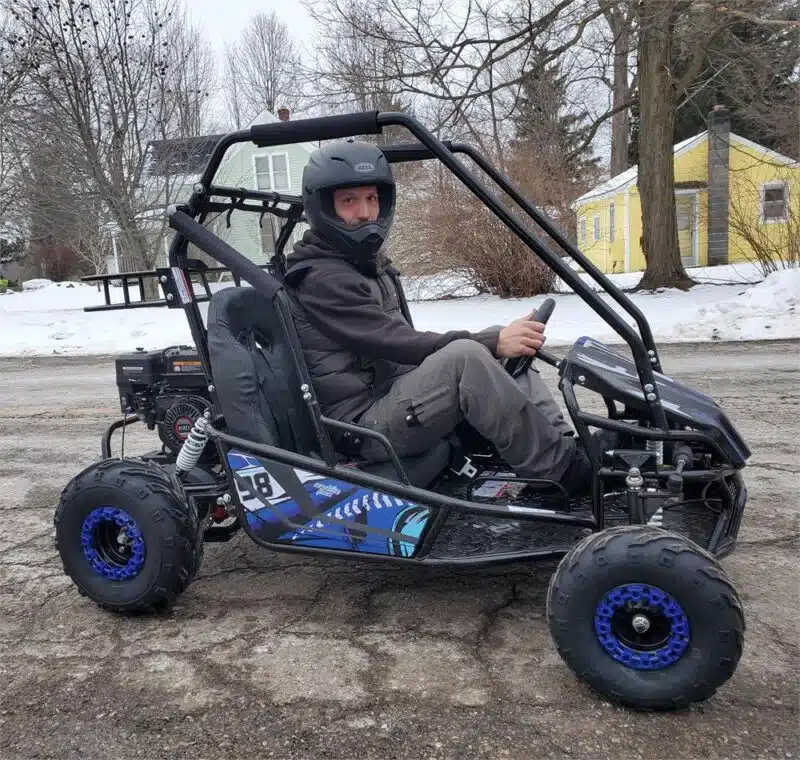 MotoTec Mud Monster XL 212cc 2 Seat Go Kart Full Suspension Red - Toy ...